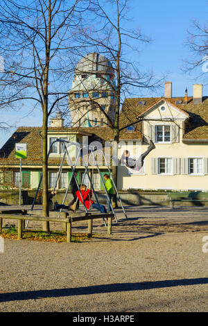 lindenhof park in center of the swiss city zurich Stock Photo - Alamy