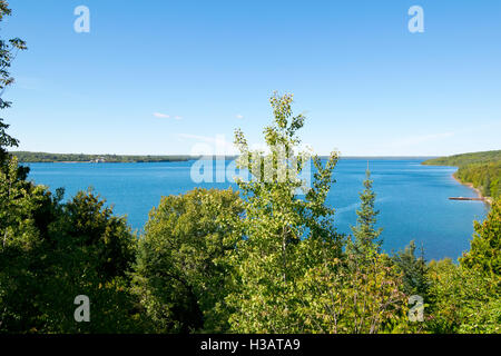 A view of Manitowaning Bay, from the southern end Stock Photo - Alamy