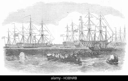 The Grand Naval Review, at Spithead: The Fleet from the South ...