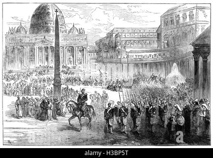 PAPAL FORCES IN ROME Stock Photo - Alamy