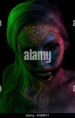 Special effects make-up Stock Photo - Alamy