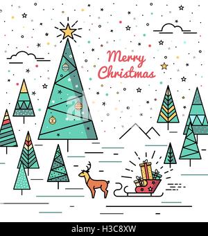 Angel, glass bowl, gingerbread and bell cartoon,outline icons in set ...