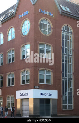 Deloitte's office in Bedford Street, Belfast, Northern Ireland Stock ...