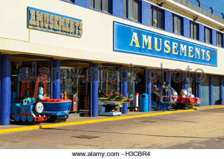 Amusement arcade, Bournemouth seafront, Bournemouth, England Stock ...