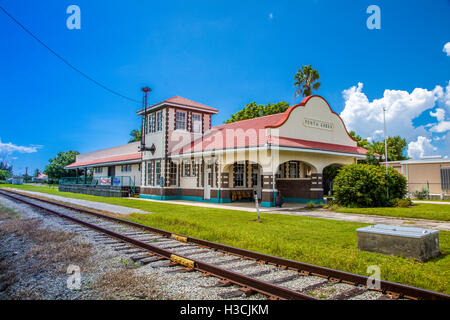 Punta Gorda, Florida: Historic Railroad Train Station, Important Black ...