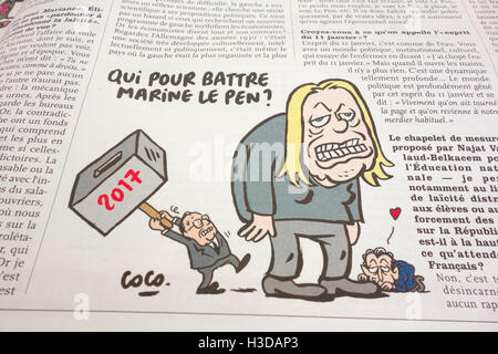 French newspaper cartoon in "Le Journal" (Monday 14th July 1919 ...