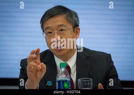 Deputy Governor, The People’s Bank of China, Lu Lei speaking at the ...
