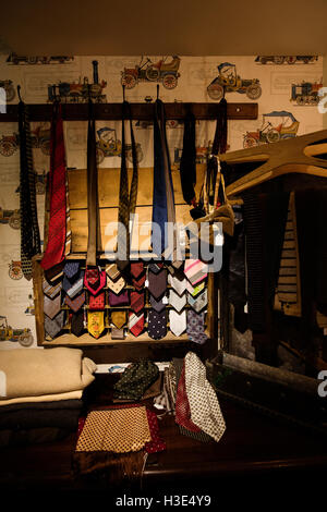 Various ties on display Stock Photo - Alamy