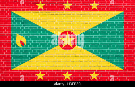 Grenadian national official flag. Patriotic symbol, banner, element ...