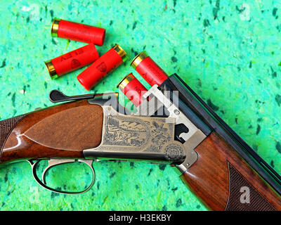 Miroku Mk70 12 gauge Game Gun Stock Photo - Alamy