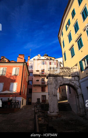 an old and ruined arch in Trieste, Italy Stock Photo - Alamy