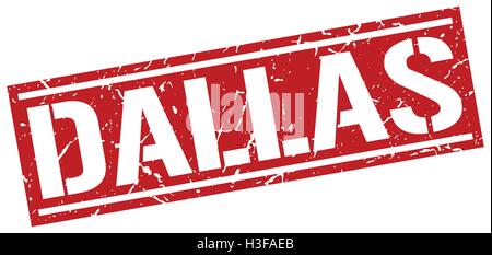 Dallas red square stamp Stock Vector Image & Art - Alamy