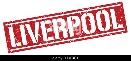 Liverpool red square stamp Stock Vector Image & Art - Alamy