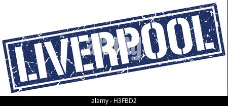 Liverpool blue square stamp Stock Vector Image & Art - Alamy