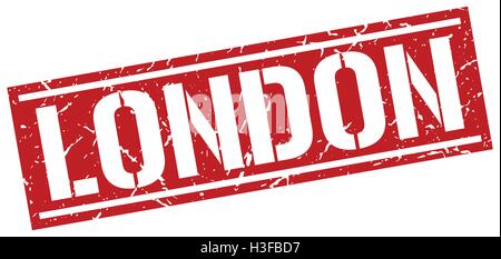 London red square stamp Stock Vector Image & Art - Alamy