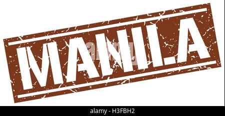 Manila brown square stamp Stock Vector Image & Art - Alamy