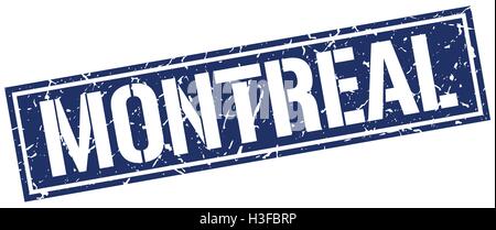 Montreal blue square stamp Stock Vector Image & Art - Alamy