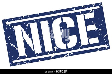 Nice blue square stamp Stock Vector Image & Art - Alamy