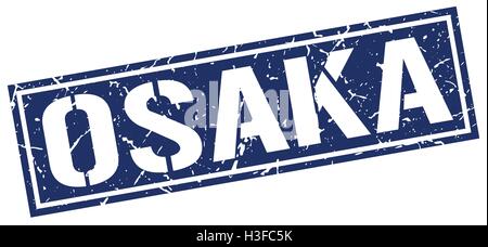 Osaka blue square stamp Stock Vector Image & Art - Alamy