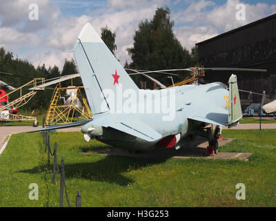 The Yakovlev Yak-38, a Soviet vertical takeoff and landing (VTOL ...