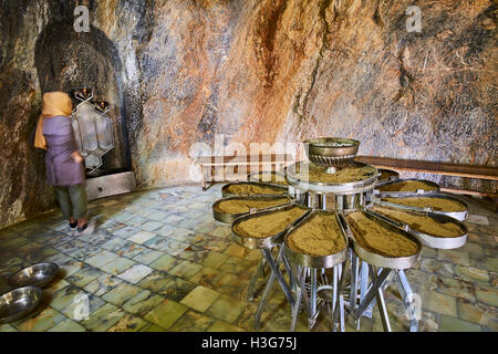 Iran, Yazd province, Chak Chak fire temple home of one of the most ...