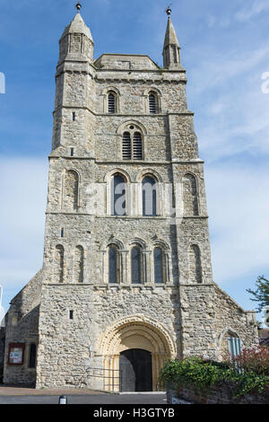 Tower of the church of St Nicholas, New Romney, Kent Stock Photo - Alamy