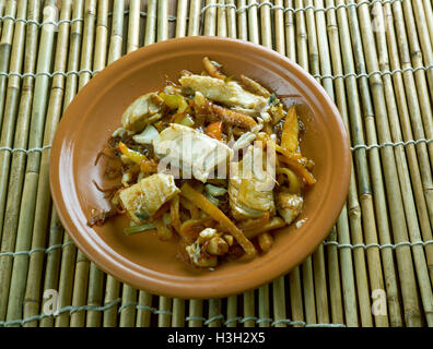 Nanbanzuke Japanese fish dish Stock Photo - Alamy
