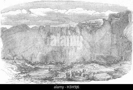 ABERDEEN Granite Quarries, Rubislaw 1857. Illustrated London News Stock ...