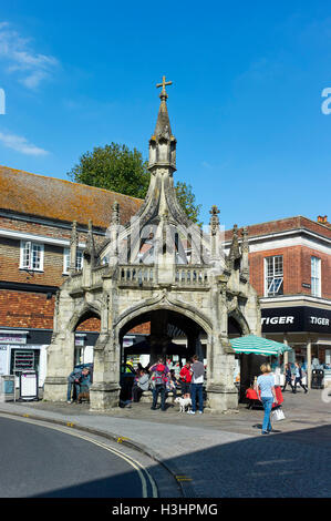 Salisbury medieval market cross Stock Photo - Alamy