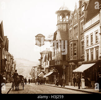 High Street, Guildford, Victorian period Stock Photo - Alamy