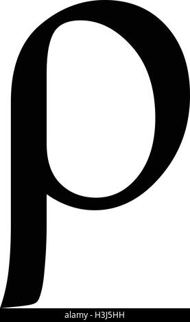 greek alphabet vector with uppercase and lowercase letters Stock Vector ...