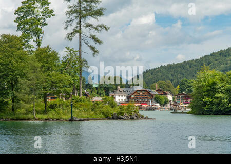 Christlieger Island, Konigsee, Bavaria, Germany Stock Photo - Alamy