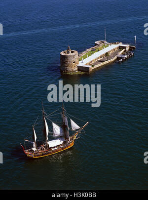 Fort Denison colloquially called Pinchgut Stock Photo - Alamy