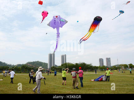 Yangjiang, China's Guangdong Province. 9th Oct, 2016. A contestant ...