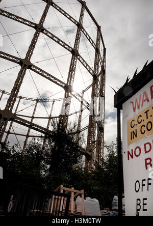 Gasometers, Hornsey Gas Holders, Wood Green London, Decomissioned Stock ...