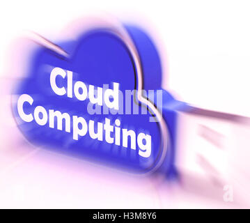 Cloud Computing Cloud Pen drive Shows Digital Services And Onlin Stock ...