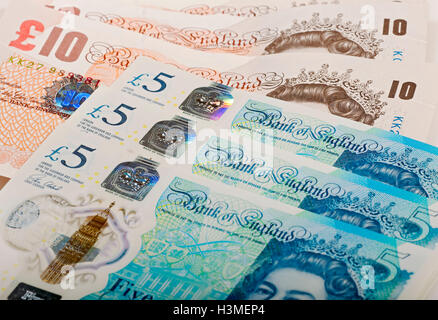New Ten Pound Polymer Note issued September 2017 Stock Photo - Alamy