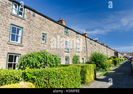 Cotton mill workers cottages at Long Row Belper Derbyshire UK built ...