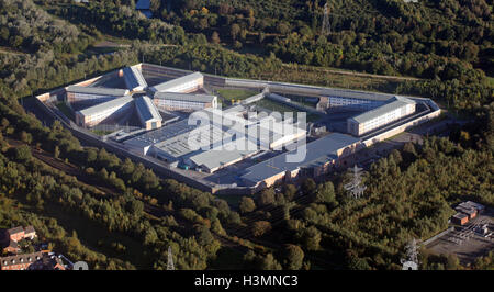 aerial view of HMP Wymott Stock Photo - Alamy