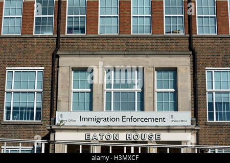 exterior of eaton house, a home office immigration enforcement office ...