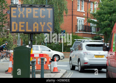Expect Delays Sign Stock Photo - Alamy