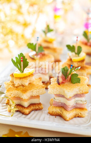 Star shaped toasts Stock Photo - Alamy