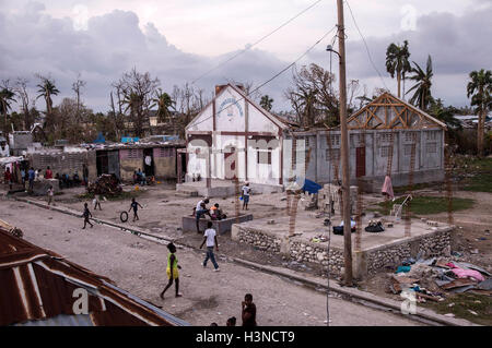 Les Cayes, Haiti. 9th Oct, 2016. Image provided by the United Nations ...