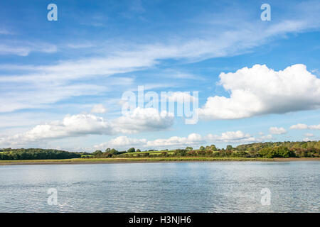 River Cleddau, Hook, Haverfordwest, Pembrokeshire, Wales, UK. 11th ...