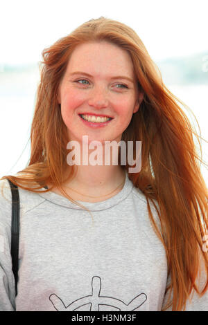 Actress Fleur Geffrier attending ar photocall of "Mon Ange" during 49 ...