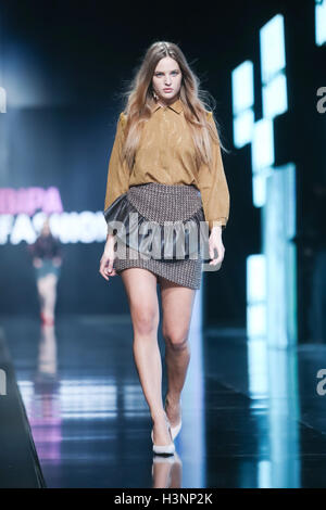 Zagreb, Croatia. 11th October, 2016. Fashion model wearing clothes for ...