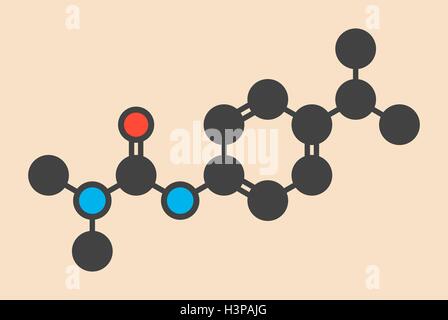 Isoproturon herbicide molecule. Skeletal formula Stock Photo - Alamy