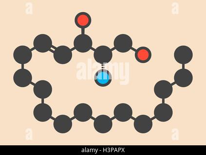 Sphingosine lipid molecule. Skeletal formula Stock Photo - Alamy