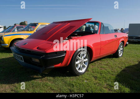 A Triumph TR7 V8 Rally Car, on display at the 2018 London Classic Car ...