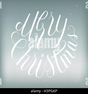 christmas curly handwriting Stock Photo - Alamy